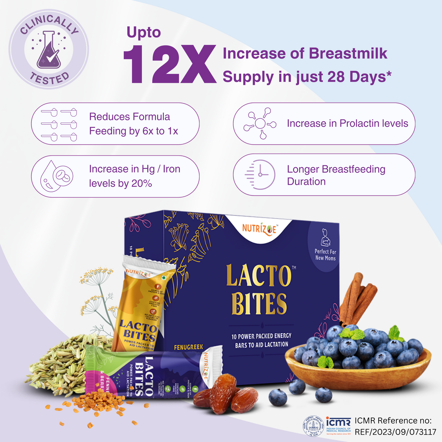 Clinically Tested Lactation Bars- Increase Breastmilk Supply Up to 12X ...